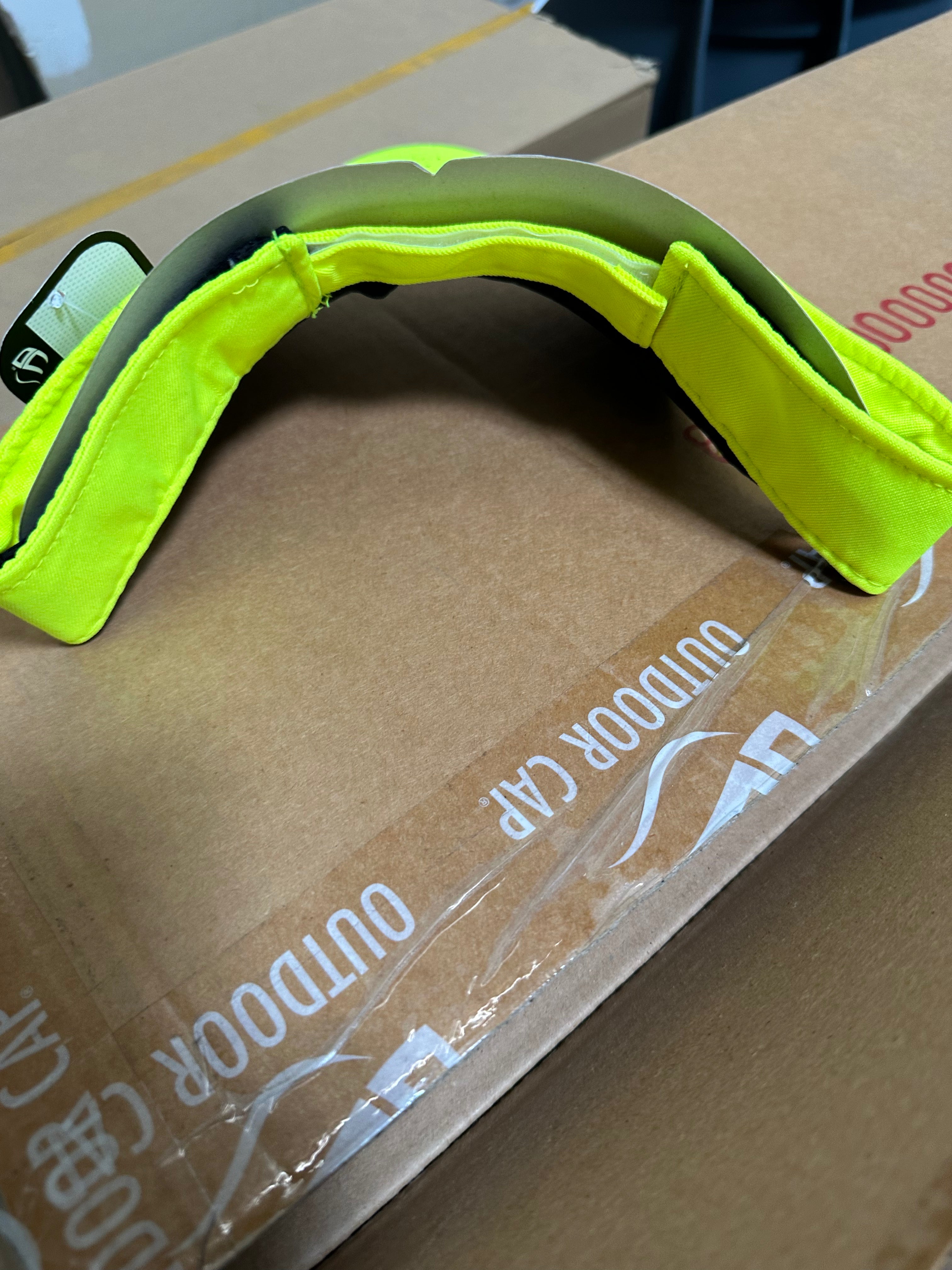 Hats/Visor Neon Yellow – Lone Star Sales